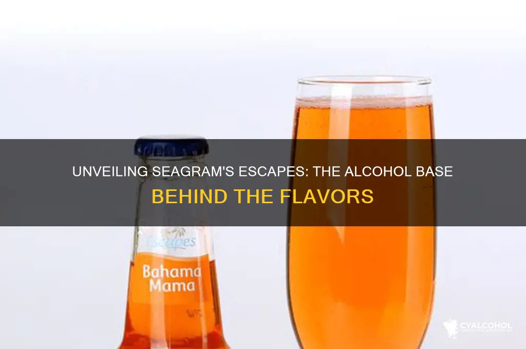 Unveiling Seagram's Escapes: The Alcohol Base Behind The Flavors ...