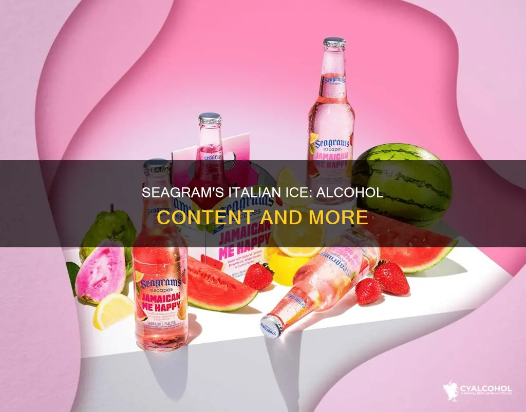 Seagram's Italian Ice: Alcohol Content And More | CyAlcohol
