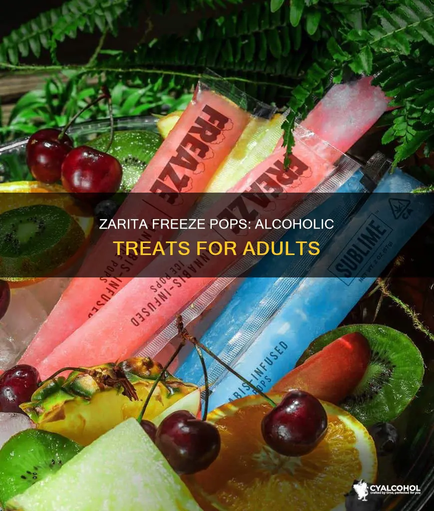 Zarita Freeze Pops: Alcoholic Treats For Adults | CyAlcohol