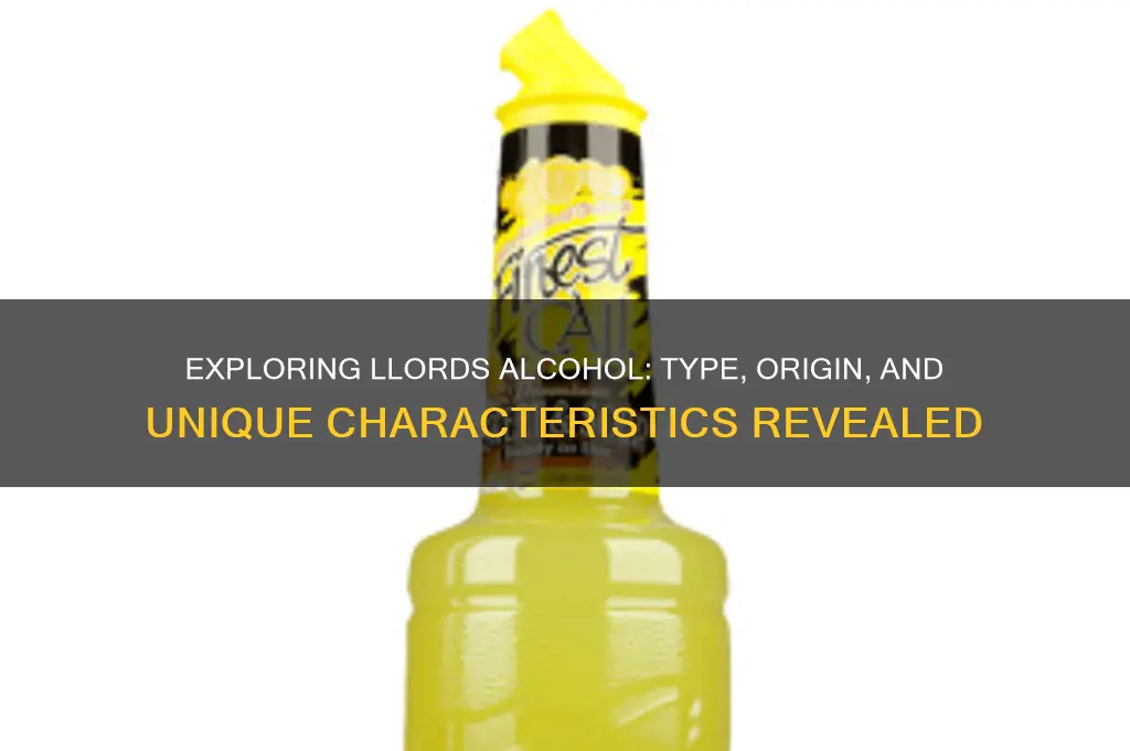 Exploring Llords Alcohol: Type, Origin, And Unique Characteristics ...