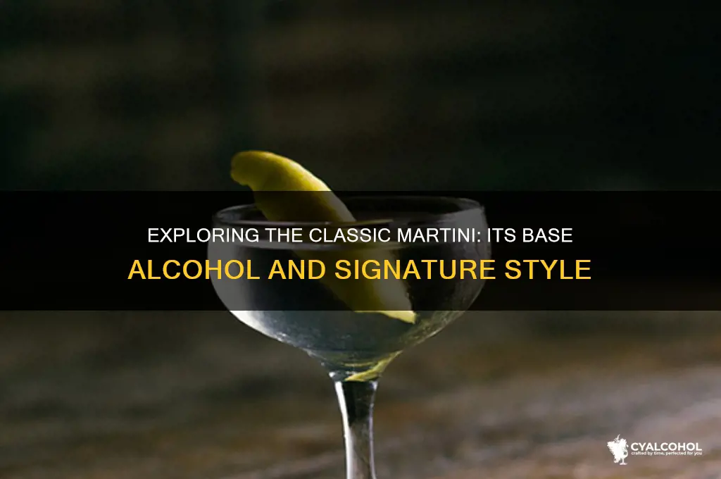 Exploring The Classic Martini: Its Base Alcohol And Signature Style ...