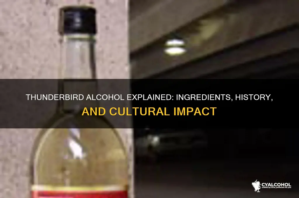 Thunderbird Alcohol Explained: Ingredients, History, And Cultural ...