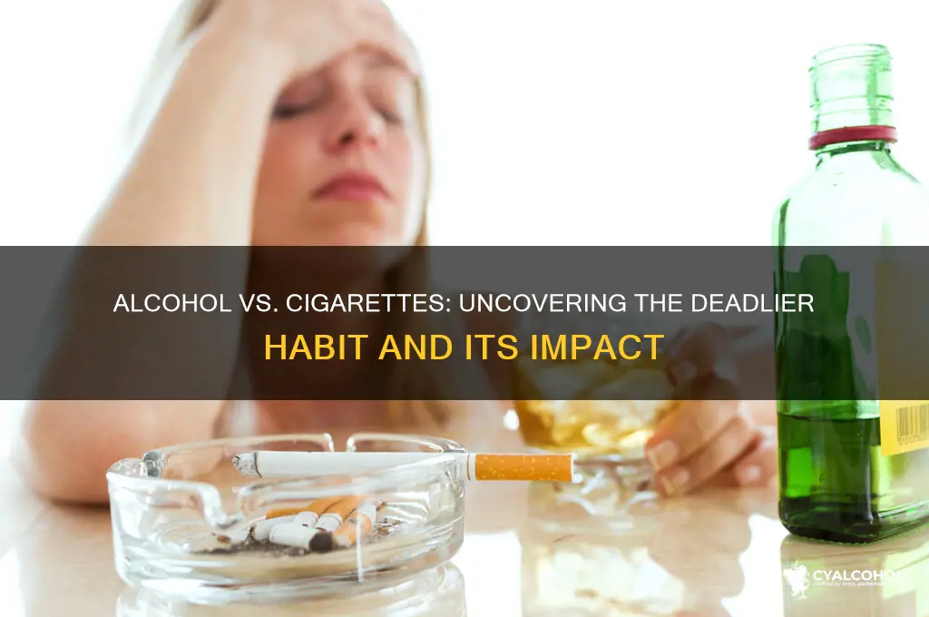 Alcohol Vs. Cigarettes: Uncovering The Deadlier Habit And Its Impact ...