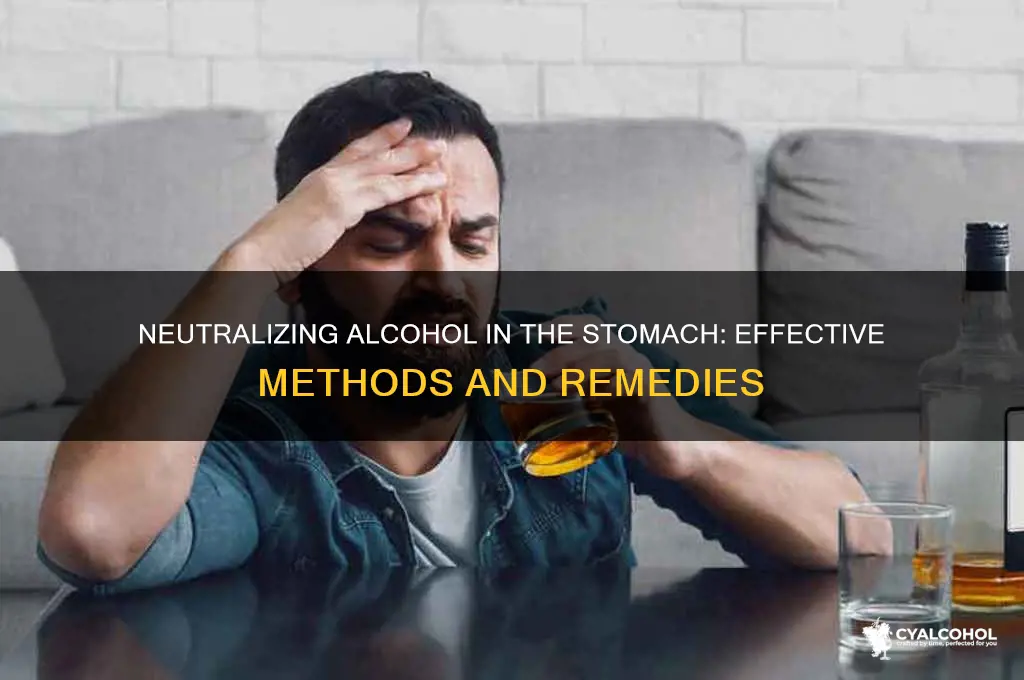 Neutralizing Alcohol In The Stomach: Effective Methods And Remedies ...