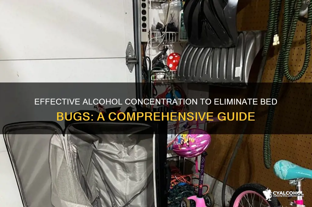 Effective Alcohol Concentration To Eliminate Bed Bugs: A Comprehensive ...