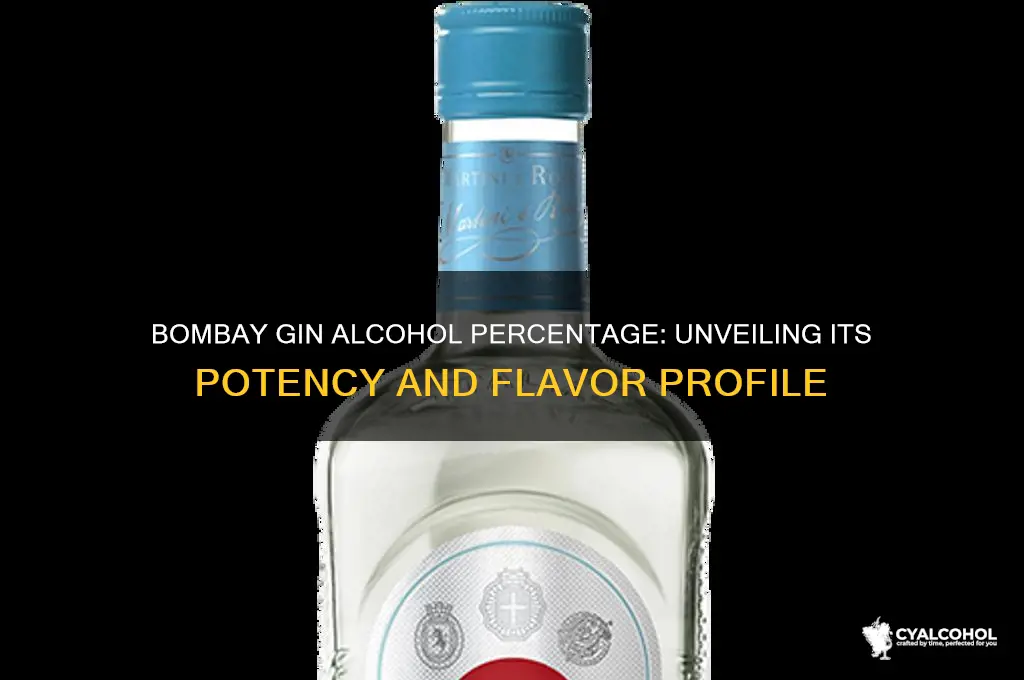 Bombay Gin Alcohol Percentage: Unveiling Its Potency And Flavor Profile ...