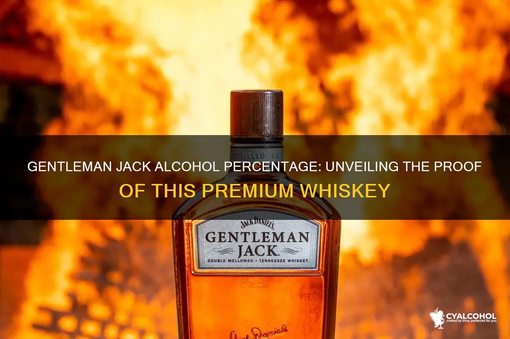 Gentleman Jack Alcohol Percentage: Unveiling The Proof Of This Premium ...