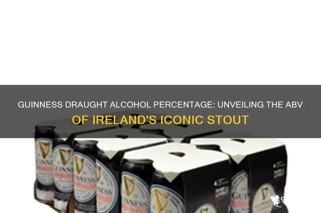 Guinness Draught Alcohol Percentage: Unveiling The Abv Of Ireland's ...