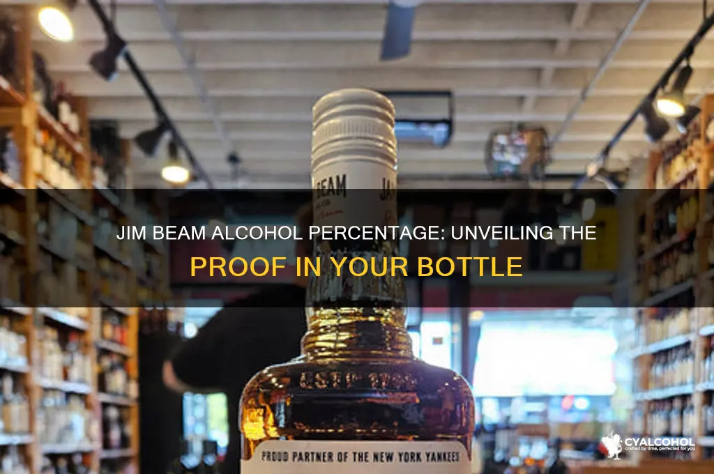 Jim Beam Alcohol Percentage: Unveiling The Proof In Your Bottle | CyAlcohol