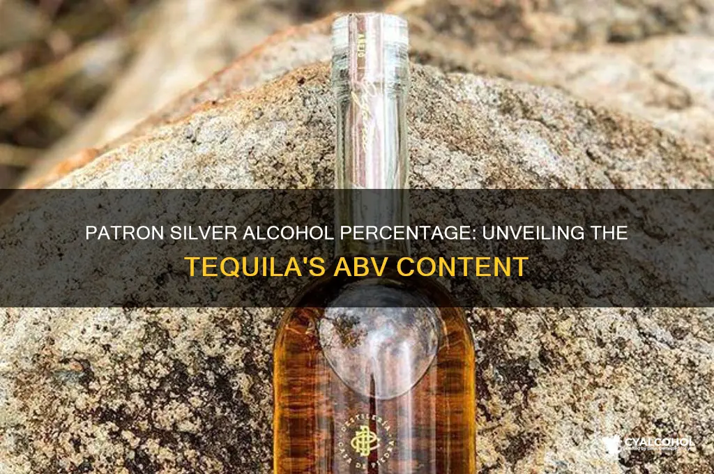 Patron Silver Alcohol Percentage: Unveiling The Tequila's Abv Content ...