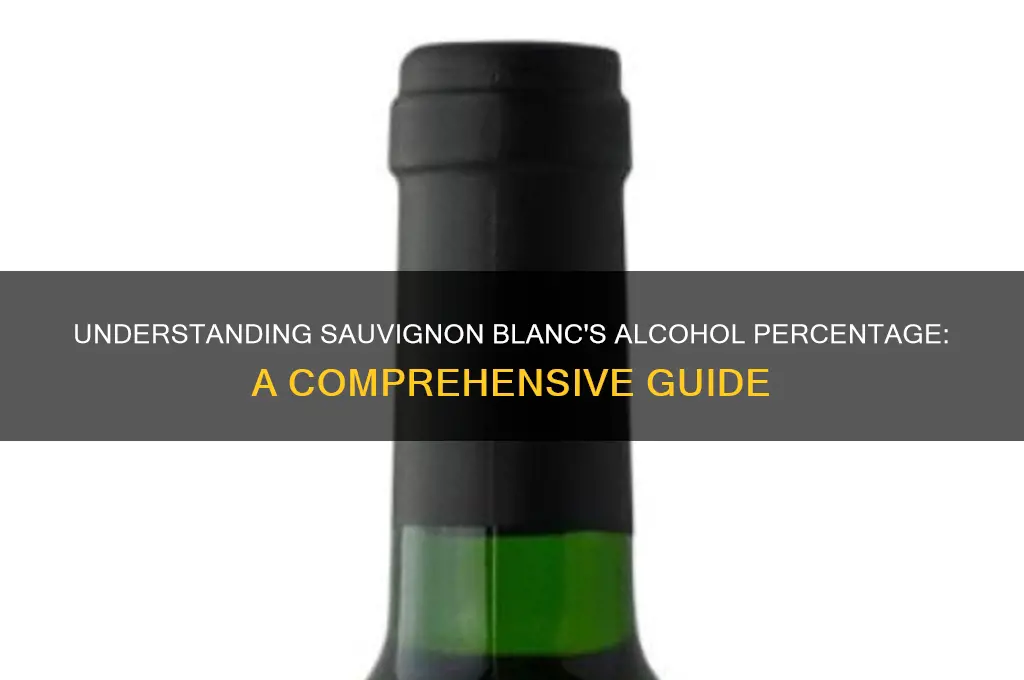 Understanding Sauvignon Blanc's Alcohol Percentage: A Comprehensive ...
