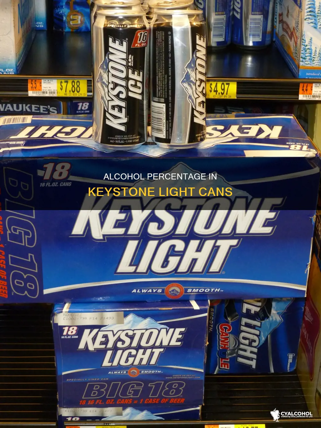 Alcohol Percentage In Keystone Light Cans | CyAlcohol