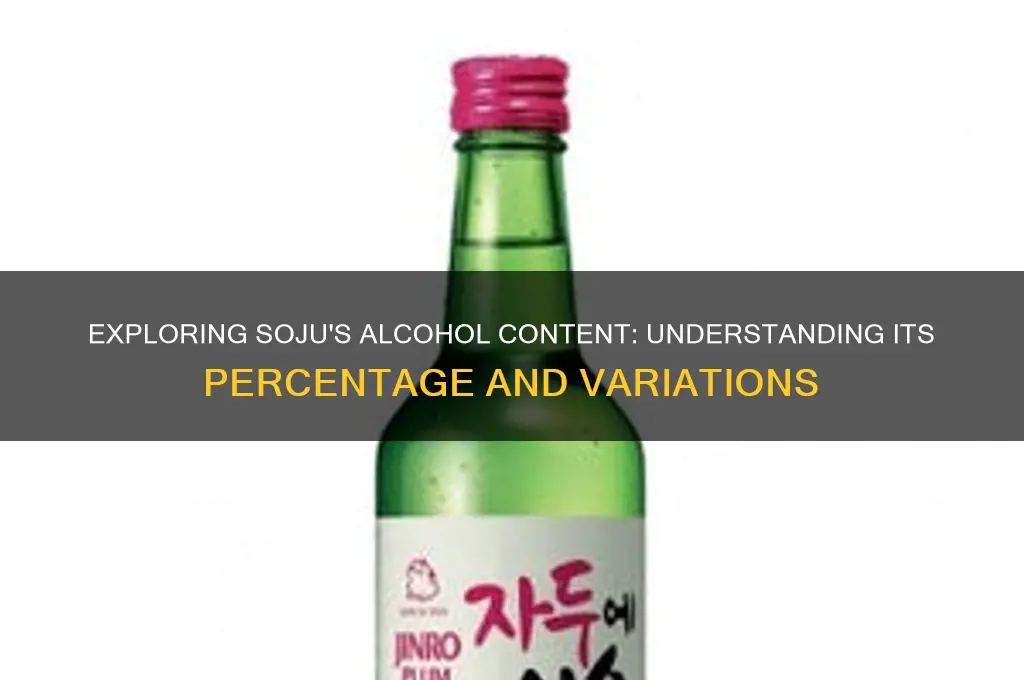 Exploring Soju's Alcohol Content: Understanding Its Percentage And ...