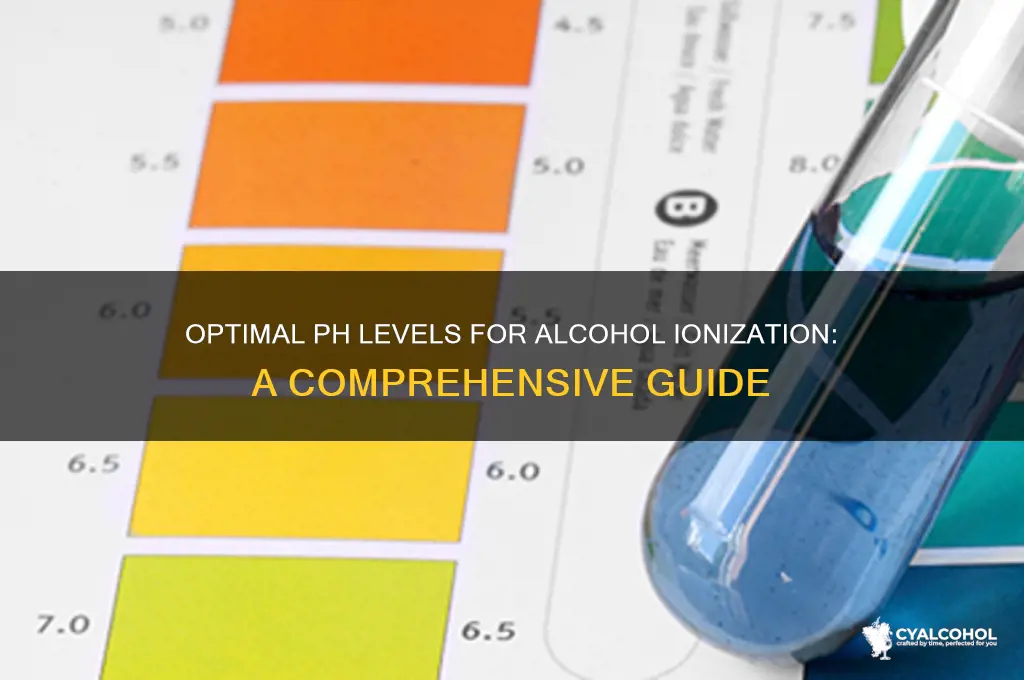 Optimal Ph Levels For Alcohol Ionization: A Comprehensive Guide | CyAlcohol