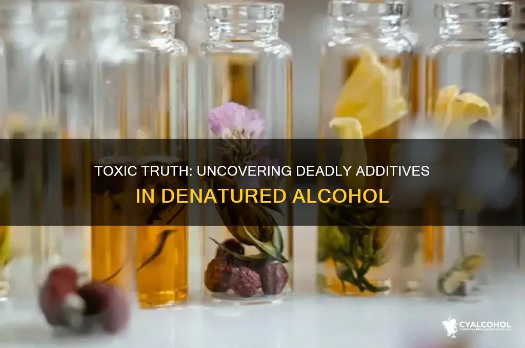 Toxic Truth: Uncovering Deadly Additives In Denatured Alcohol | CyAlcohol