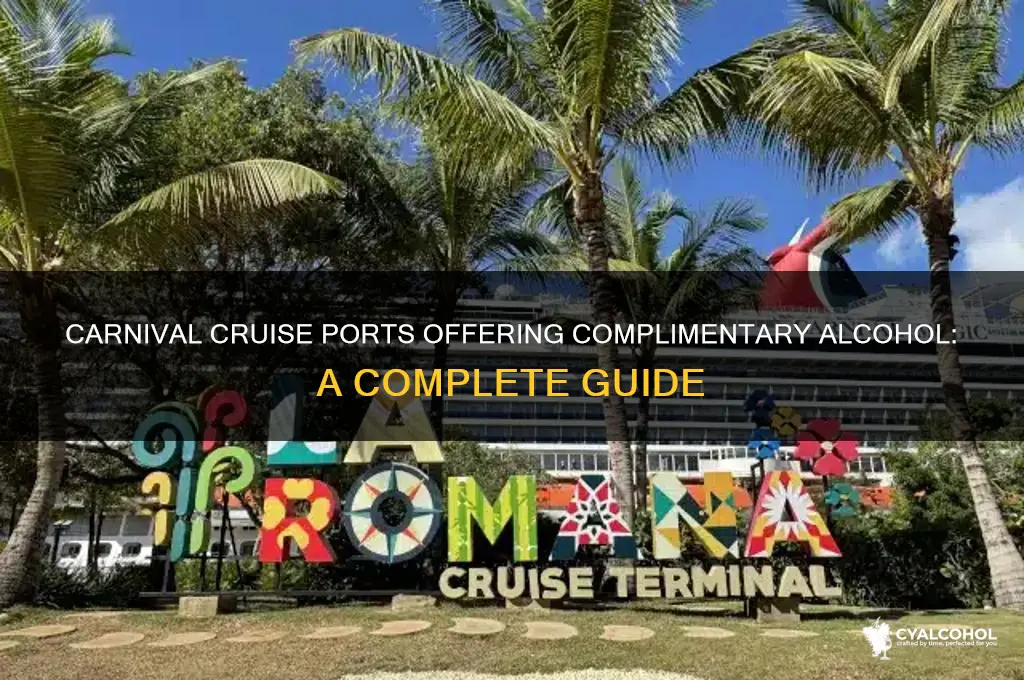 Carnival Cruise Ports Offering Complimentary Alcohol: A Complete Guide ...