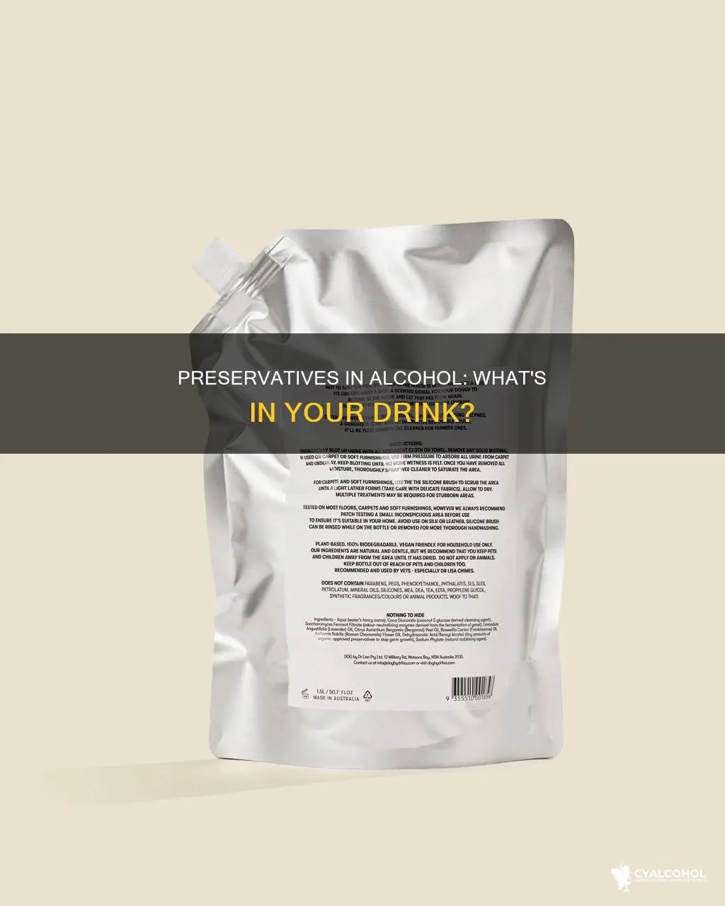 Preservatives In Alcohol: What's In Your Drink? | CyAlcohol