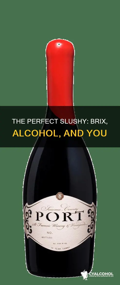 The Perfect Slushy: Brix, Alcohol, And You | CyAlcohol