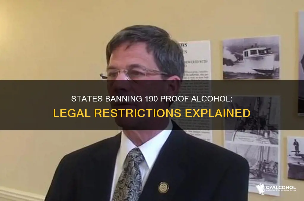 States Banning 190 Proof Alcohol: Legal Restrictions Explained | CyAlcohol