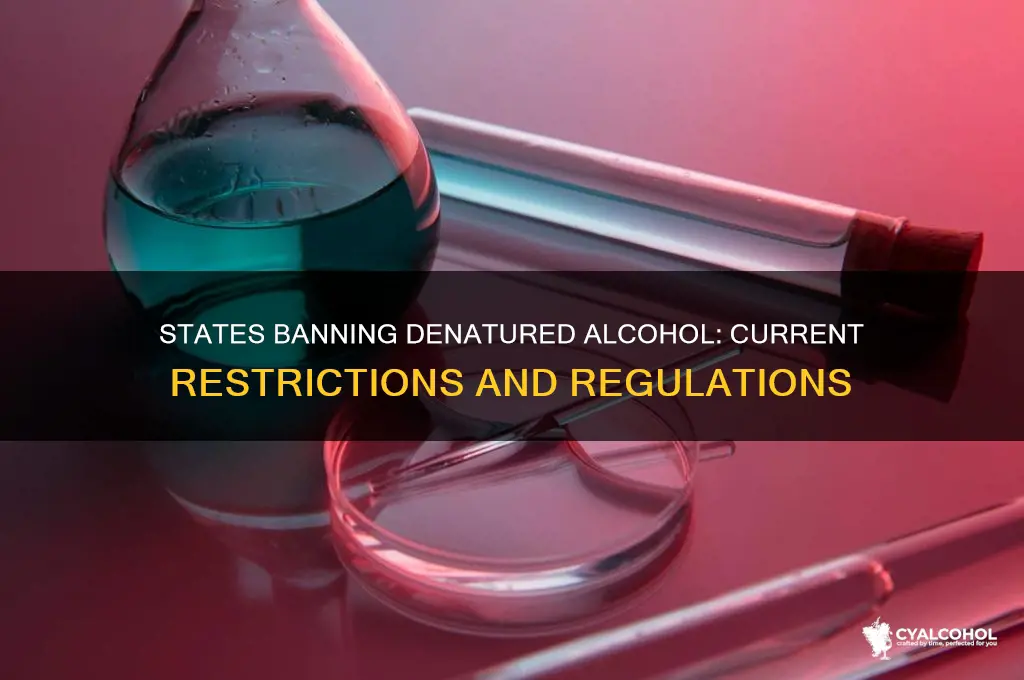 States Banning Denatured Alcohol: Current Restrictions And Regulations ...