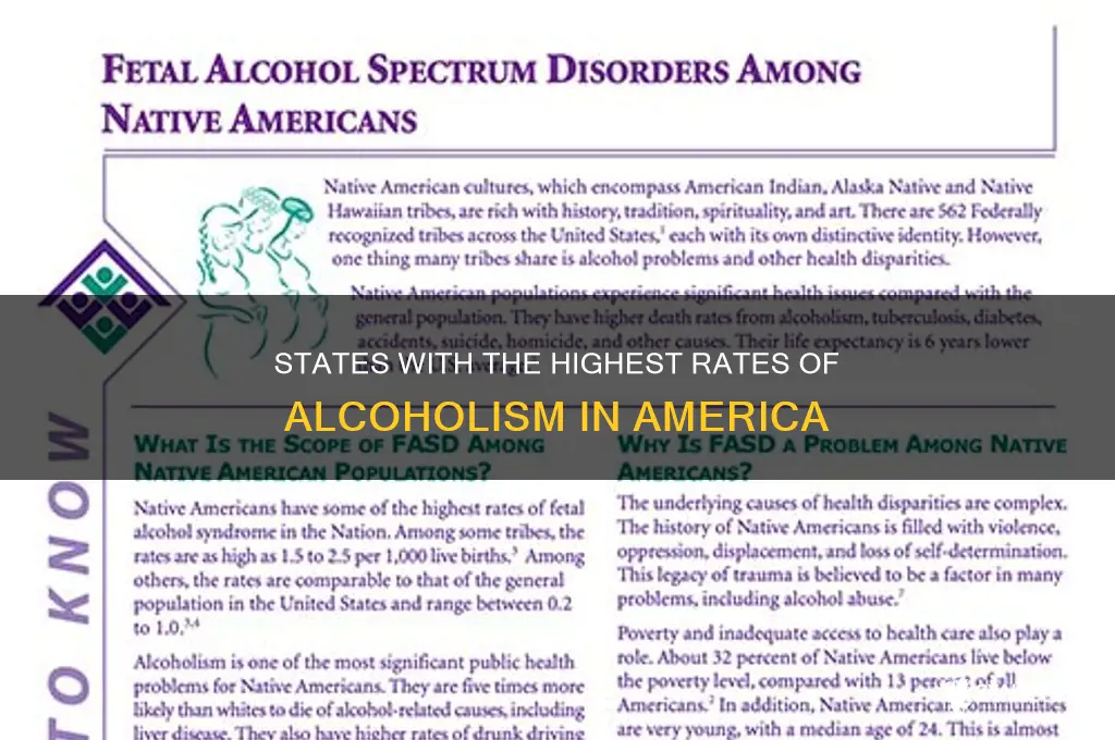 States With The Highest Rates Of Alcoholism In America | CyAlcohol
