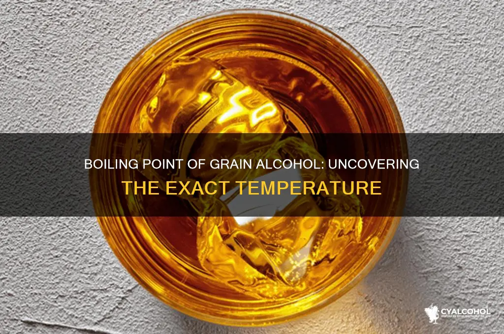 Boiling Point Of Grain Alcohol: Uncovering The Exact Temperature ...