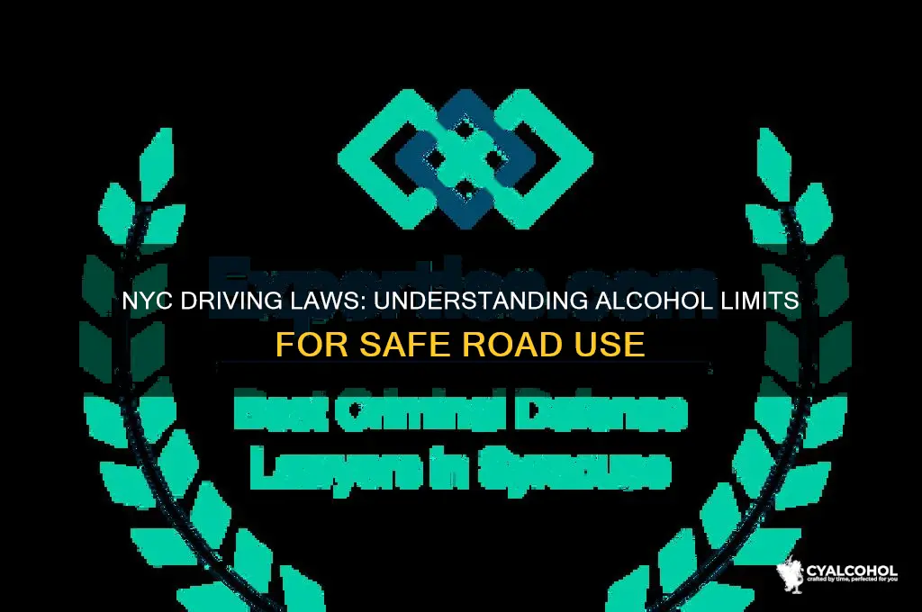 Nyc Driving Laws: Understanding Alcohol Limits For Safe Road Use ...
