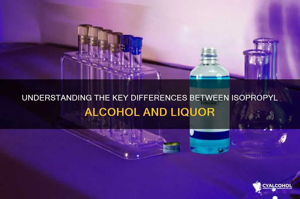 Understanding The Key Differences Between Isopropyl Alcohol And Liquor ...