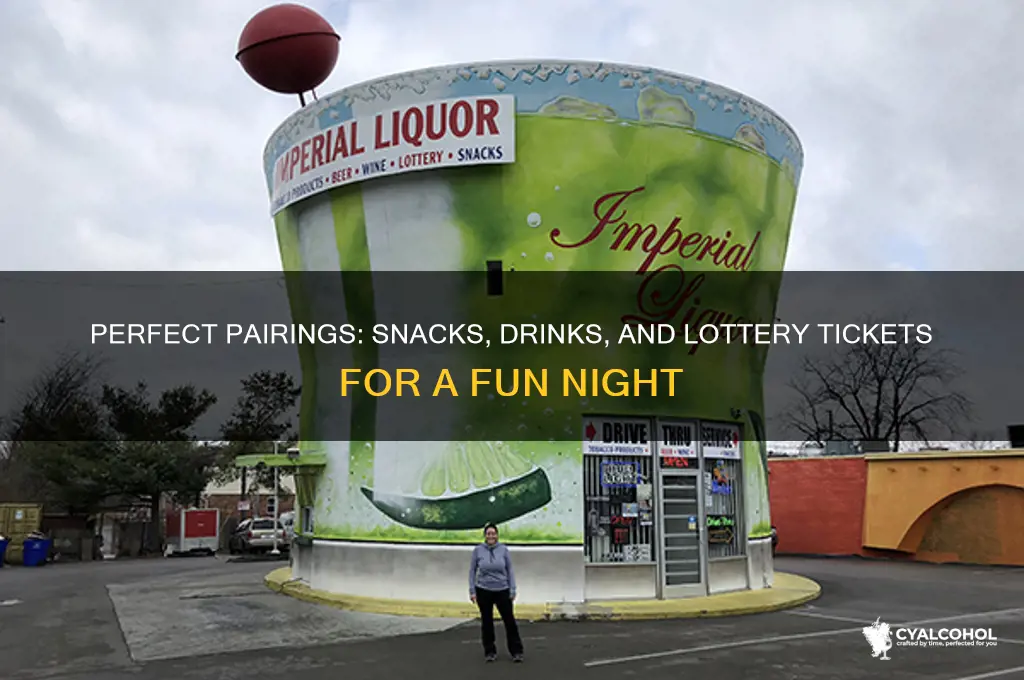 Perfect Pairings: Snacks, Drinks, And Lottery Tickets For A Fun Night ...