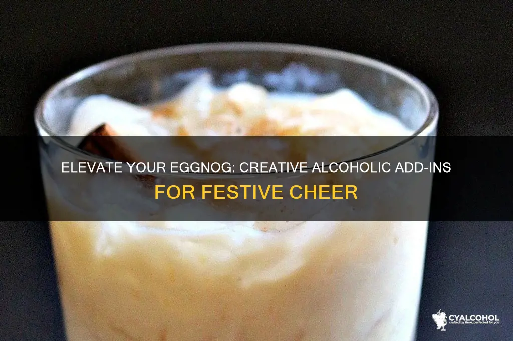 Elevate Your Eggnog: Creative Alcoholic Add-Ins For Festive Cheer ...