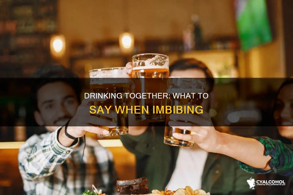 Drinking Together: What To Say When Imbibing | CyAlcohol