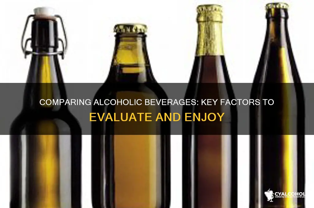Comparing Alcoholic Beverages: Key Factors To Evaluate And Enjoy ...
