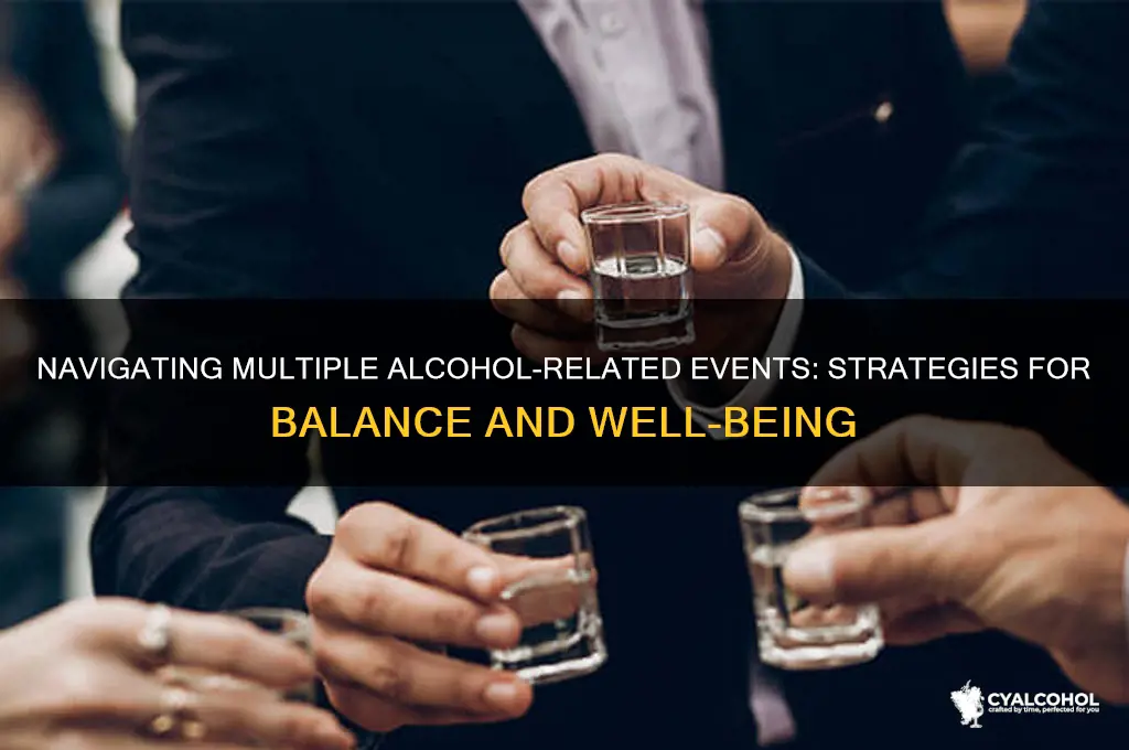 Navigating Multiple Alcohol-Related Events: Strategies For Balance And ...