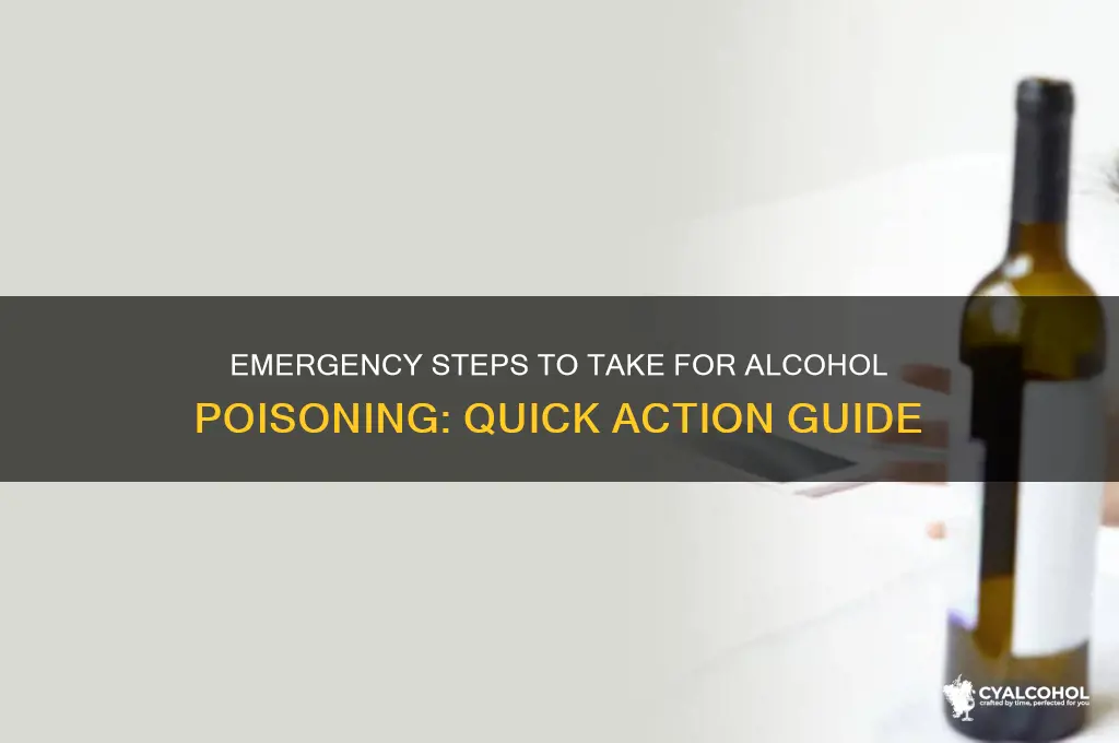 Emergency Steps To Take For Alcohol Poisoning: Quick Action Guide ...