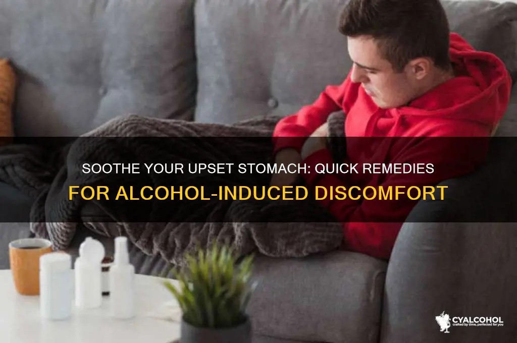 Soothe Your Upset Stomach: Quick Remedies For Alcohol-Induced ...