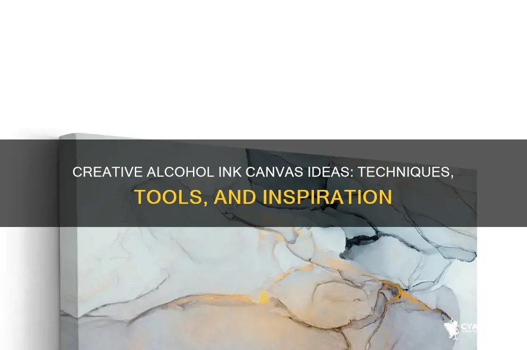 Creative Alcohol Ink Canvas Ideas: Techniques, Tools, And Inspiration ...
