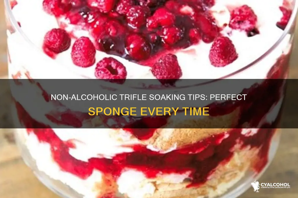 Non-Alcoholic Trifle Soaking Tips: Perfect Sponge Every Time | CyAlcohol
