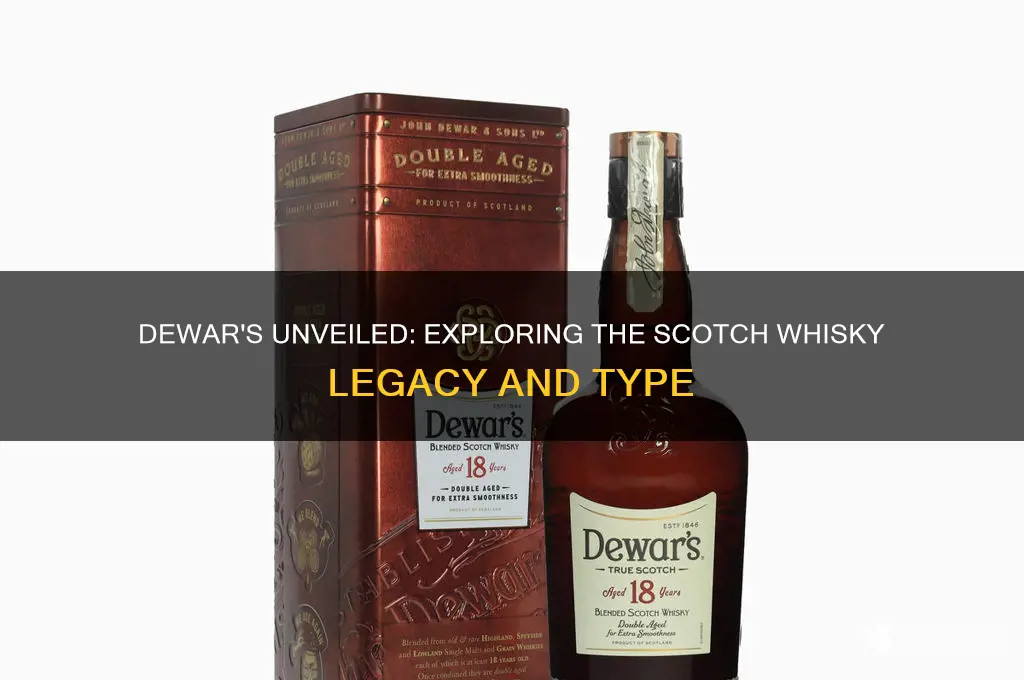 Dewar's Unveiled: Exploring The Scotch Whisky Legacy And Type | CyAlcohol