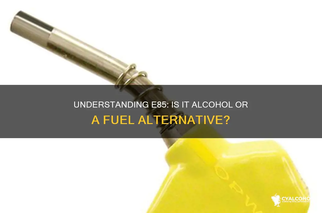 Understanding E85: Is It Alcohol Or A Fuel Alternative? | CyAlcohol