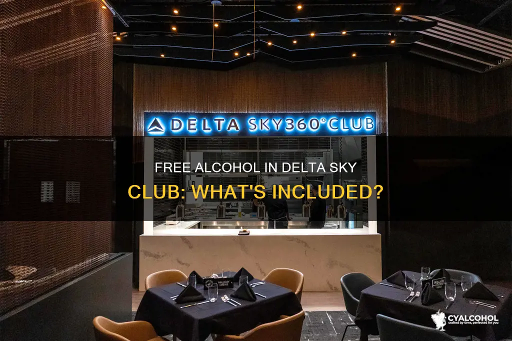 Free Alcohol In Delta Sky Club: What's Included? | CyAlcohol