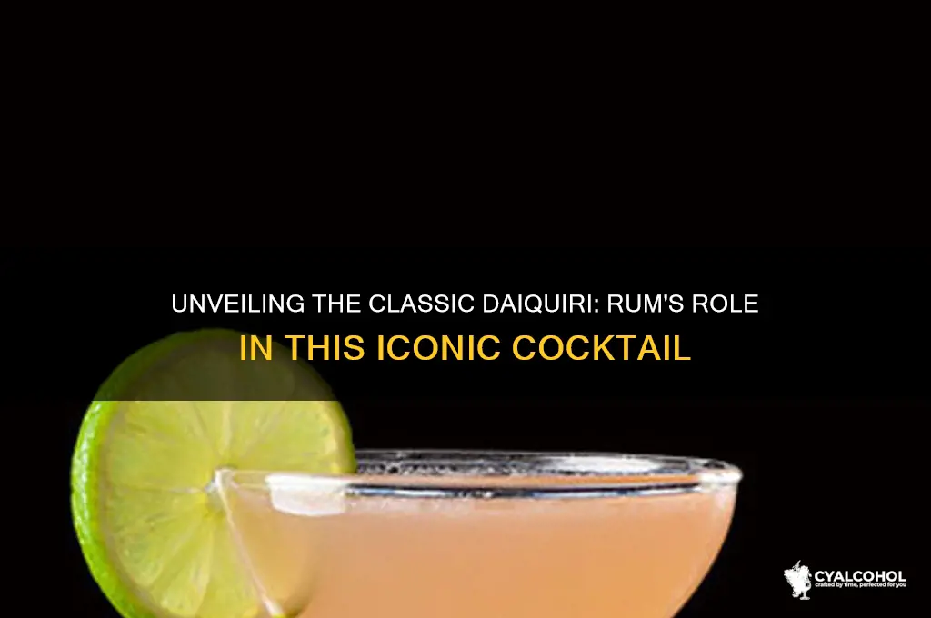 Unveiling The Classic Daiquiri: Rum's Role In This Iconic Cocktail ...