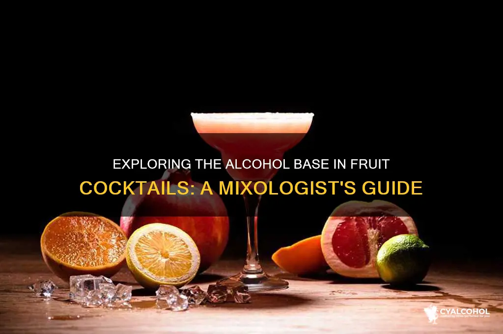 Exploring The Alcohol Base In Fruit Cocktails: A Mixologist's Guide ...