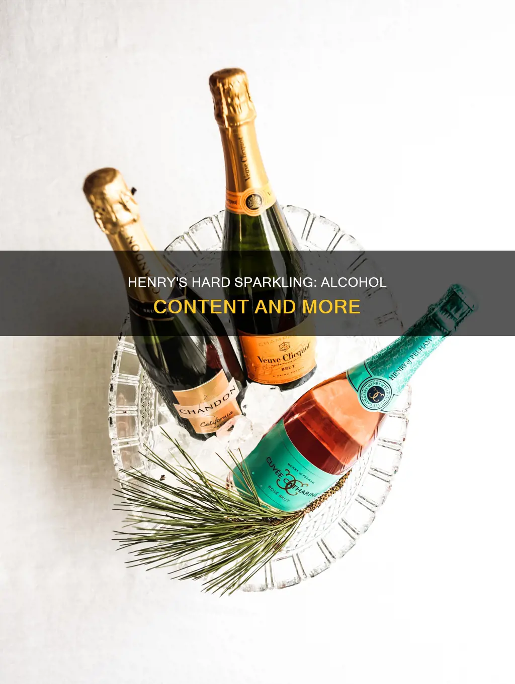 Henry's Hard Sparkling: Alcohol Content And More | CyAlcohol