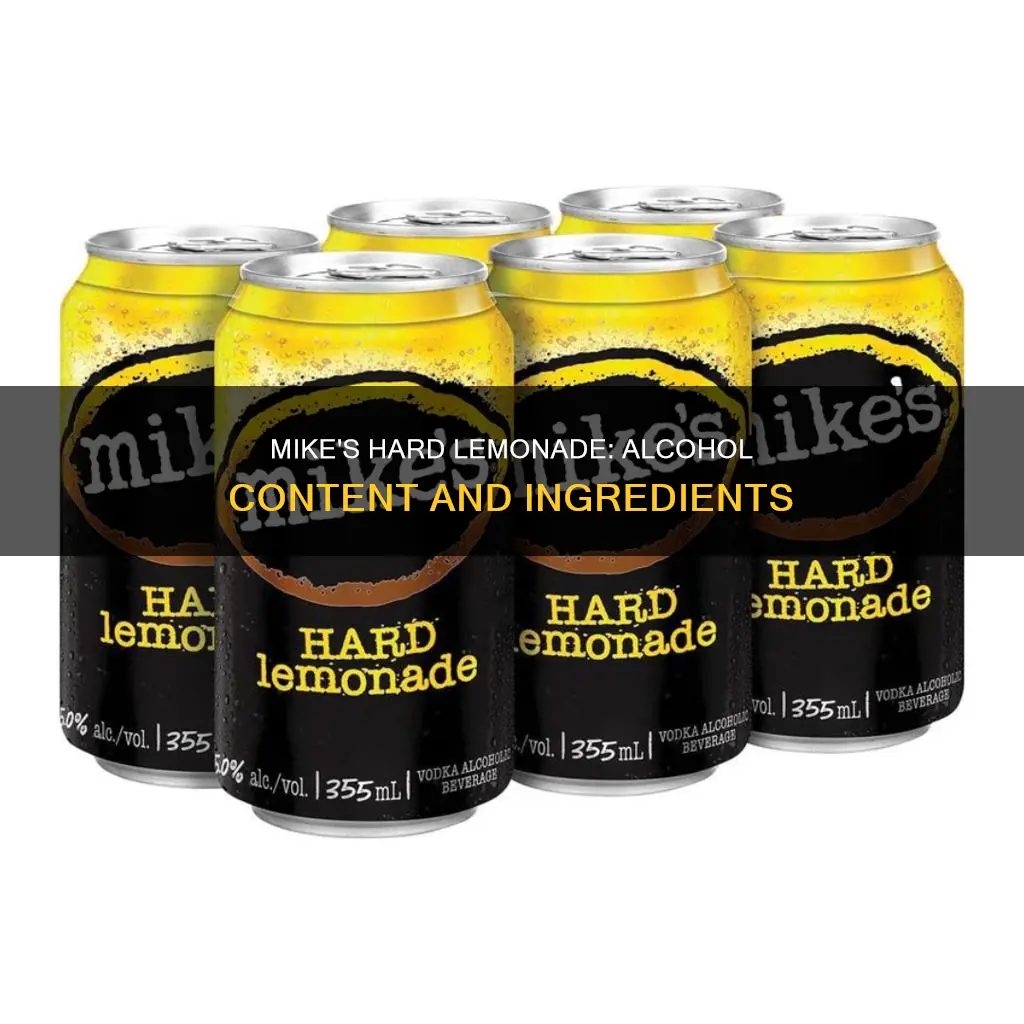 Mike's Hard Lemonade: Alcohol Content And Ingredients | CyAlcohol