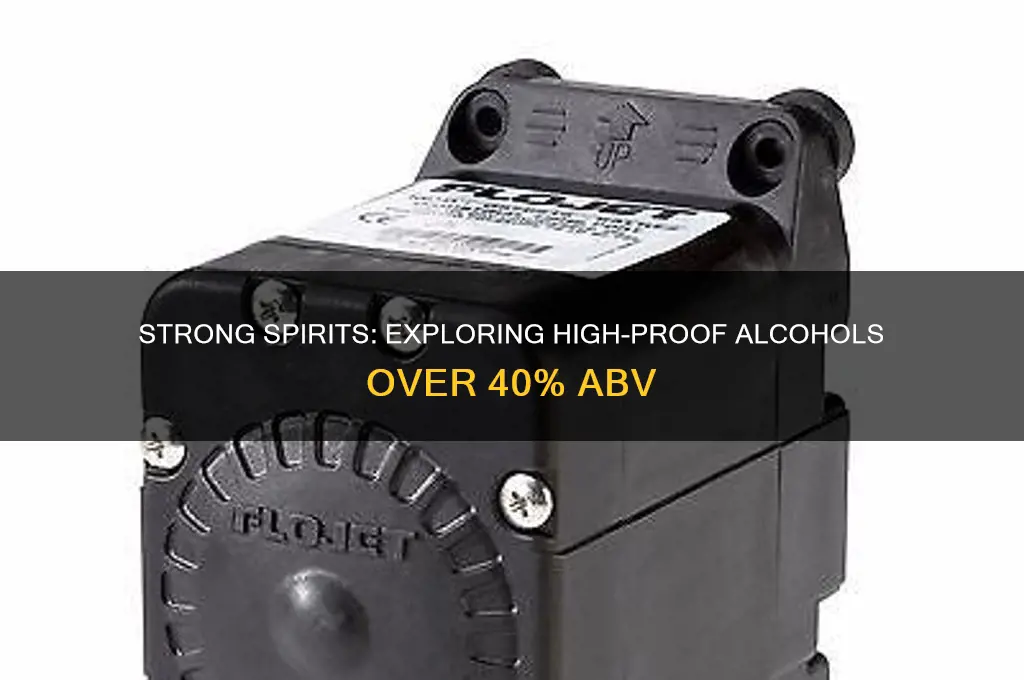 Strong Spirits: Exploring High-Proof Alcohols Over 40% Abv | CyAlcohol