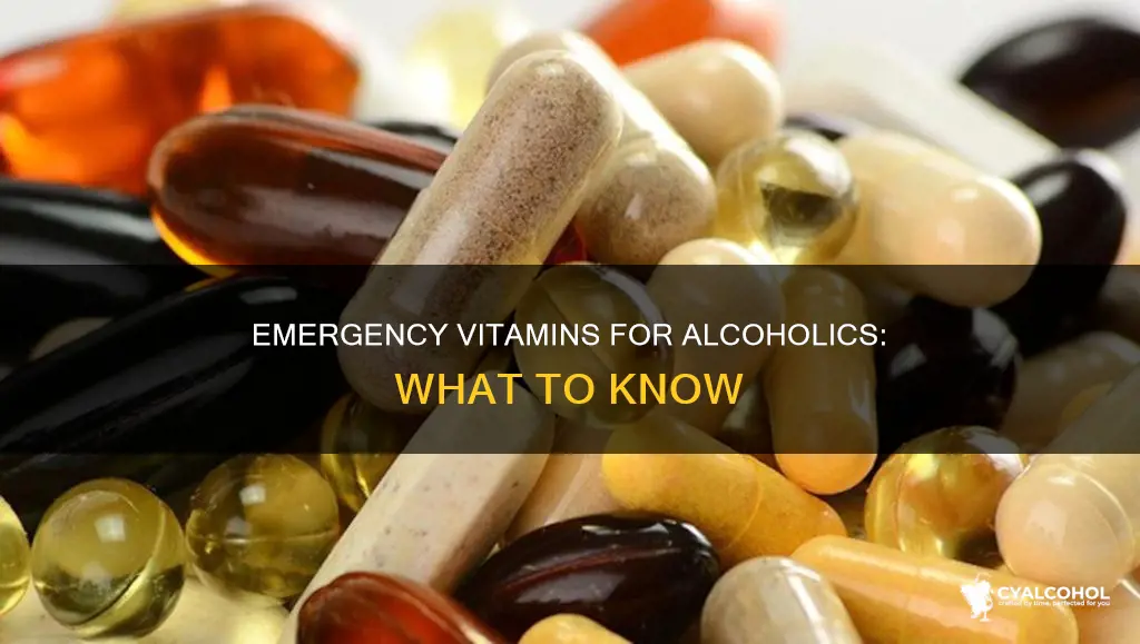Emergency Vitamins For Alcoholics: What To Know | CyAlcohol