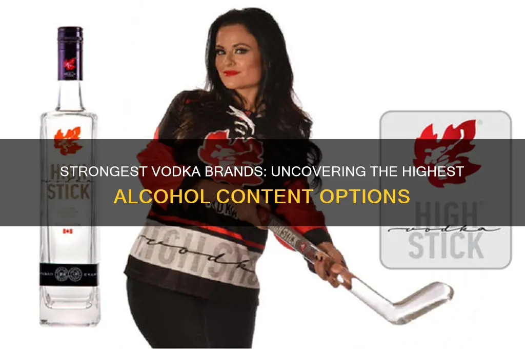 Strongest Vodka Brands: Uncovering The Highest Alcohol Content Options ...
