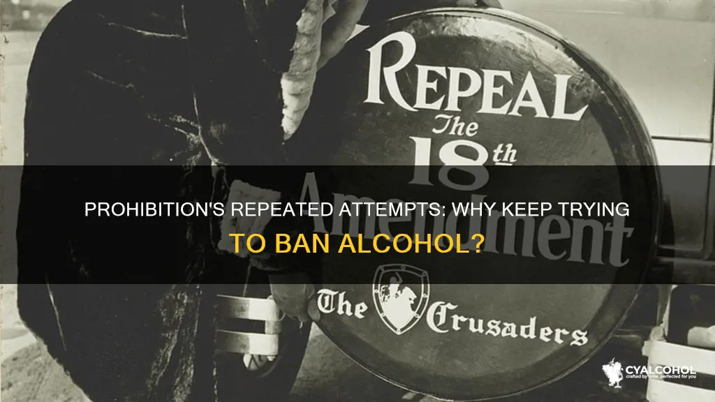 Prohibition's Repeated Attempts: Why Keep Trying To Ban Alcohol ...