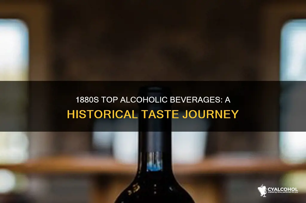 1880S Top Alcoholic Beverages: A Historical Taste Journey | CyAlcohol