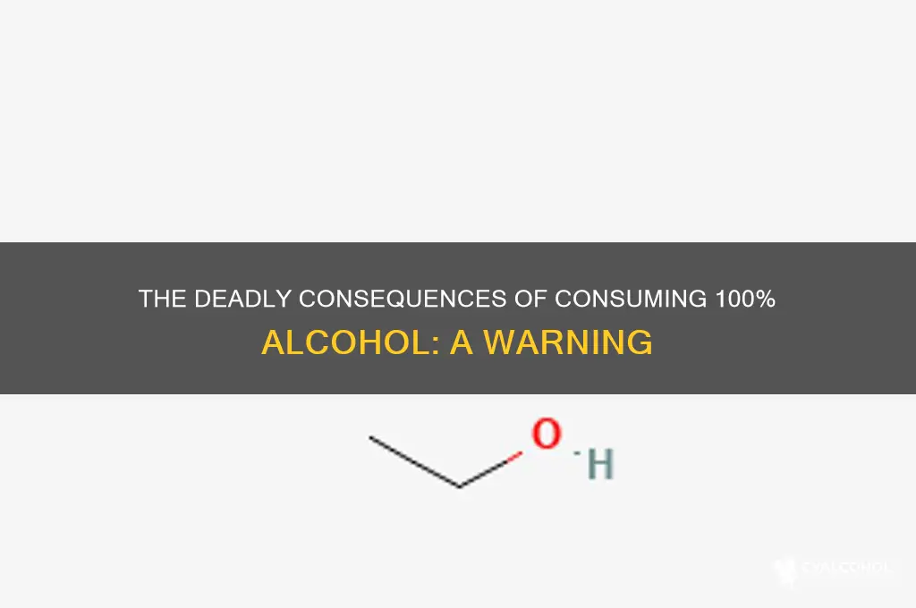 The Deadly Consequences Of Consuming 100% Alcohol: A Warning | CyAlcohol